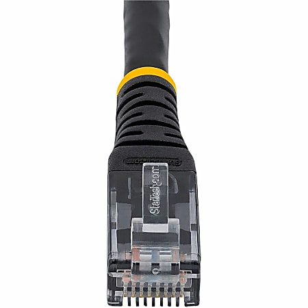 StarTech.com 10ft CAT6 Ethernet Cable Black Molded Gigabit 100W PoE UTP ...