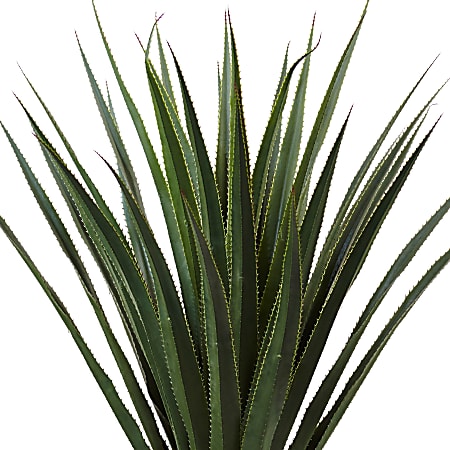 Nearly Natural 5H Spiked Artificial Agave With Planter 60 H x 36 W x 36 ...