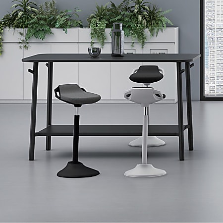 Kore Design Office Adjustable Pivot Stool Gray KDOP5652BB - Office Depot