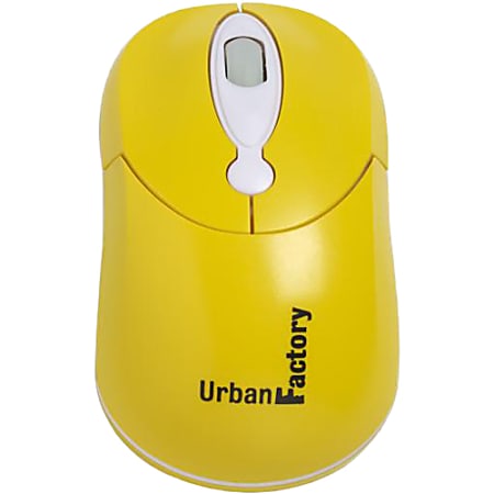 Urban Factory USB Crazy Mouse Yellow CM09UF - Office Depot