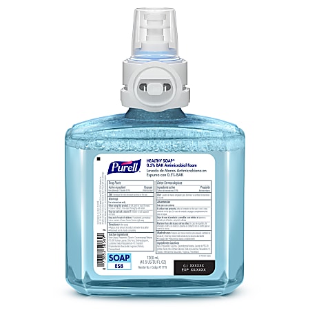 PURELL Brand HEALTHY SOAP 0.5percent BAK Antimicrobial Foam ES8 Refill ...