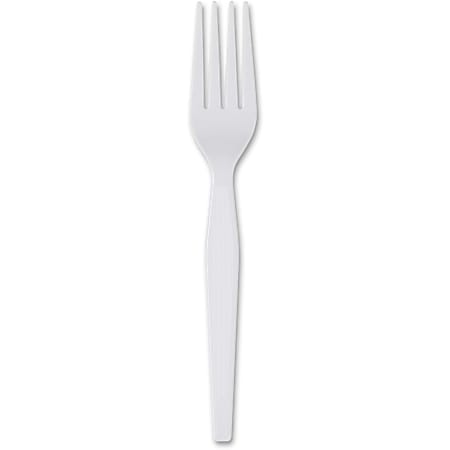 Dixie Heavy Weight Polystyrene Disposable Forks 7.13 L White 1000 Per ...