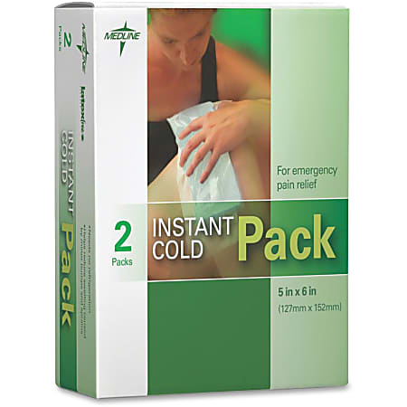 CURAD Instant Cold Packs 5 x 6 Box Of 2 Cold Packs - Office Depot