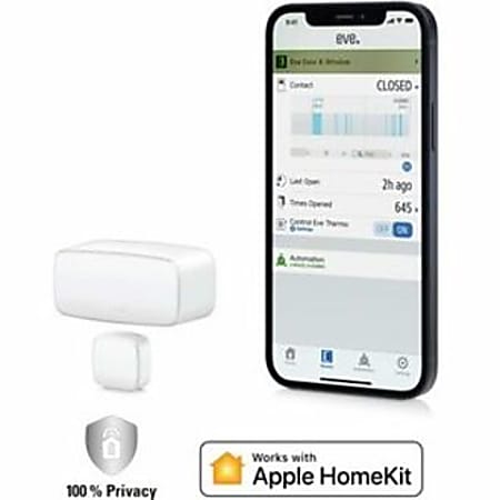 Eve Door & Window 3 pack - Wireless Contact Sensor with Apple HomeKit ...