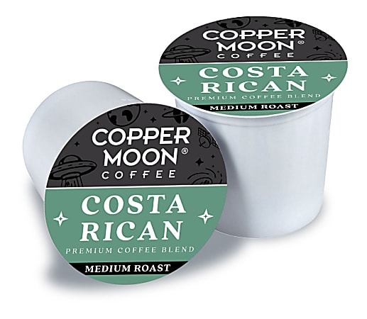 Copper Moon World Coffees Single Serve Coffee K Cup Costa Rican Carton ...