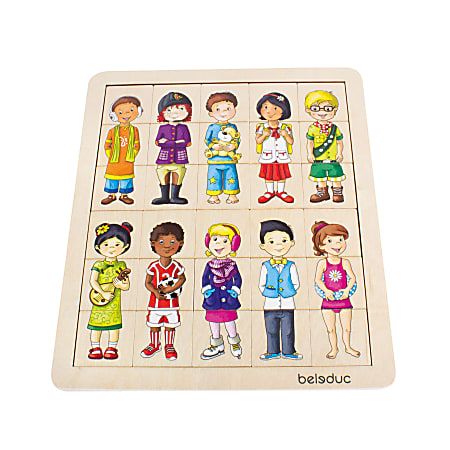 Beleduc Match Mix Kids Puzzle - Office Depot