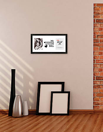PTM Images Photo Frame Little Moments 22 H x 1 14 W x 12 D Black ...