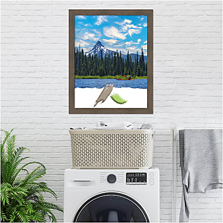Amanti Art Hardwood Mocha Picture Frame 25 x 31 Matted For 22 x 28 ...