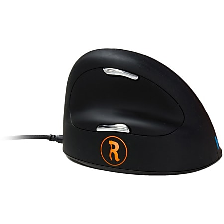 R Go Break Wired Large Vertical Ergo Mouse Black - Office Depot