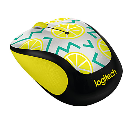 Logitech M325c Wireless Mouse Lemon - Office Depot
