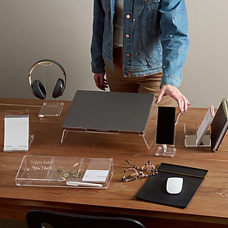 russellhazel Acrylic Small Collator 4 x 5.6 Desktop Organizer for ...