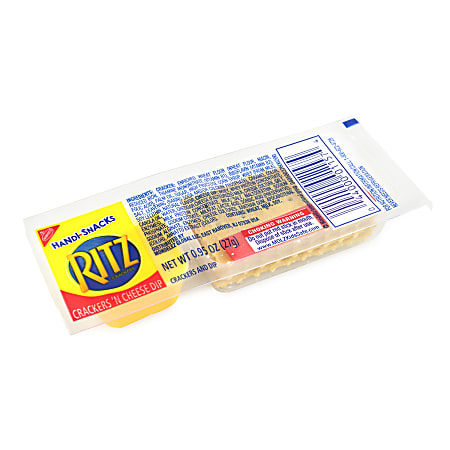 Ritz Crackers N Cheesy Dips 0.95 Oz Packs Box Of 30 - Office Depot