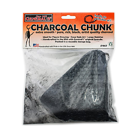Generals Charcoal Drawing Chunk Black - Office Depot