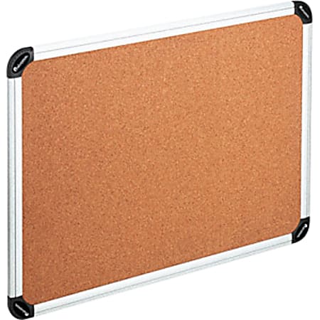 Universal 43714 Bulletin Board 36 x 48 Cork Surface Aluminum Frame ...