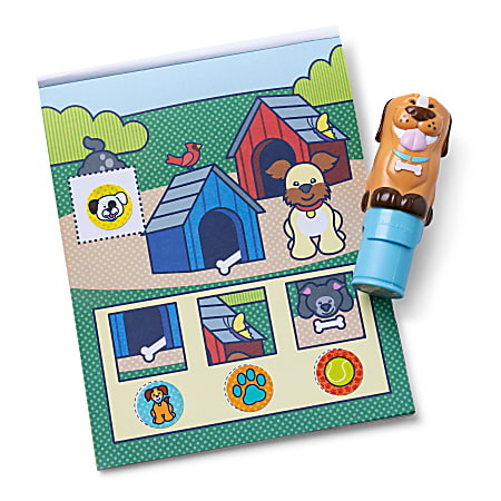 Melissa Doug Sticker WOW Activity Pad Sticker Stamper Value Pack Pets ...