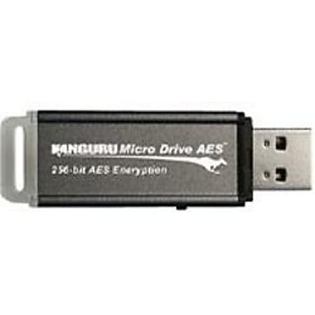 Kanguru Micro Drive AES USB flash drive 4 GB - Office Depot