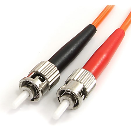 StarTech.com 2m Fiber Optic Cable Multimode Duplex 62.5125 LSZH STST ...