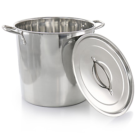 Gibson Everyday Whittington 16 Quart Stainless Steel Nonstick Stock Pot ...