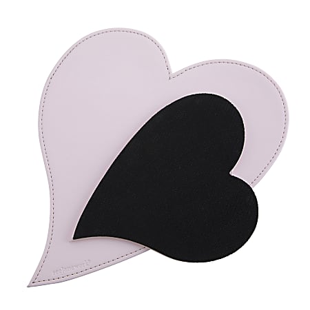 Realspace Heart Mouse Pad And Coaster Set Pink - Office Depot