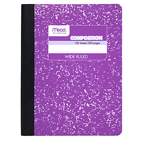 Composition Book Wide Ruled 50 Sheet 100 Pages - Office Depot
