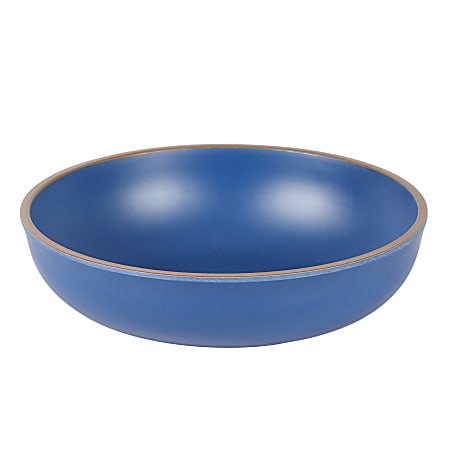 Gibson Home Rockabye 4 Piece Melamine Dinner Bowl Set 8 12 Blue ...