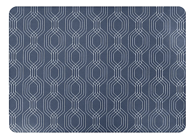 Realspace Decorative Vinyl Chair Mat For Low Carpet 36 x 48 Geometric ...