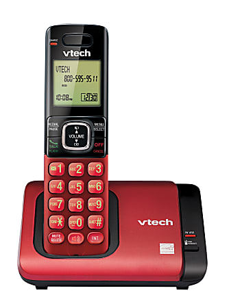 VTech DECT 6.0 Cordless Single Handset Phone with Caller IDCall Waiting ...