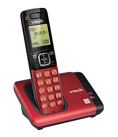 VTech DECT 6.0 Cordless Single Handset Phone with Caller IDCall Waiting ...