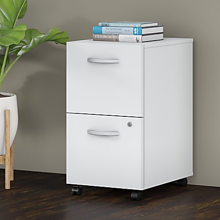 Bush Business Furniture Studio C 20 14 D Vertical 2 Drawer Mobile File ...