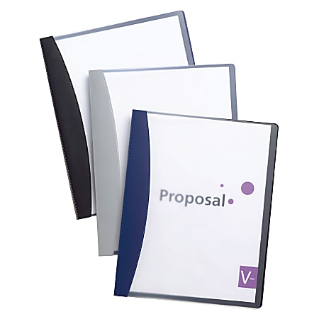 GBC Report Cover With Hidden Swing Clip Assorted Colors - Office Depot