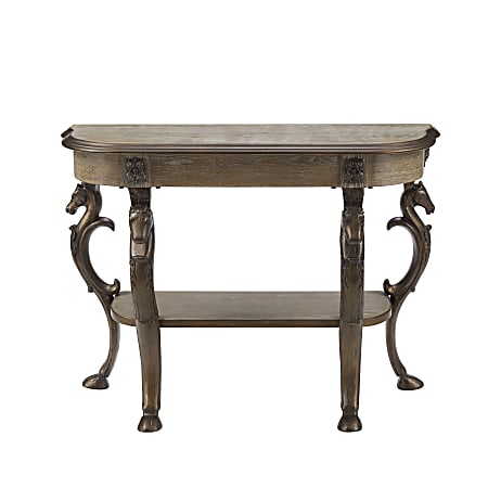 Powell Willett Demilune Console Table 31 12 H x 42 W x 15 12 D ...