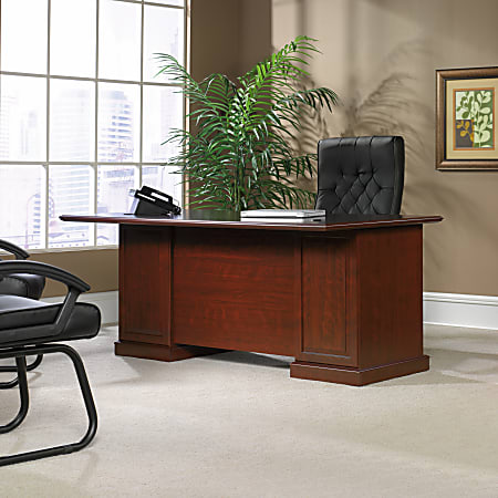 Sauder Heritage Hill 71 W Executive Computer Desk Classic Cherry ...