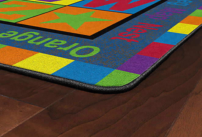 Flagship Carpets ABC Words Rug 10 9 x 13 2 Primary - Office Depot
