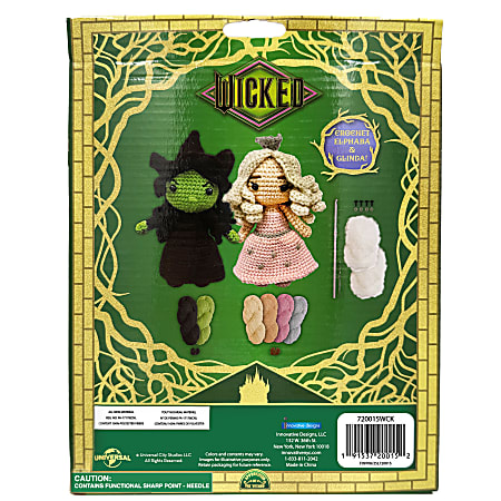 Wicked 2 Pack Crochet Kit 19 Pieces - Office Depot