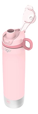 Pogo Insulated Stainless Steel Water Bottle 20 Oz Pink - Office Depot