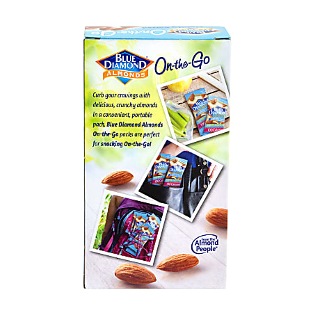 Blue Diamond Lightly Salted Low Sodium Almonds 0.63 Oz Pack Of 42 On ...