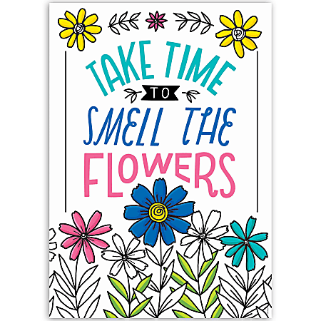 Creative Teaching Press Bright Blooms Inspire U Posters 19 x 13 38 Pack ...