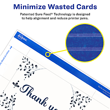 Avery Printable Postcards With Sure Feed Technology 95276 MWC25 ...