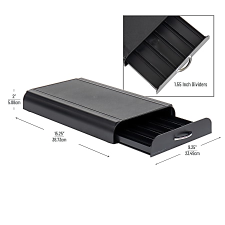 Mind Reader Single Serve Nespresso Compatible Capsule Drawer 2 H x 9 14 ...