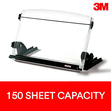 3M Desktop Document Holders 14 BlackClear - Office Depot