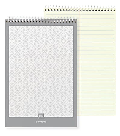 Office Depot Brand Steno Books 6 x 9 Gregg Ruled 70 Sheets Greentint ...