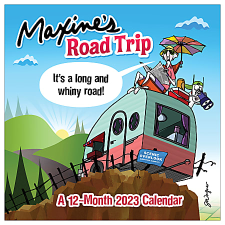 TF Publishing Humor Monthly Wall Calendar 12 x 12 Maxine Road Trip ...