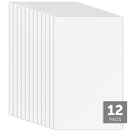 Office Depot Brand Scratch Pads 3 x 5 Unruled Glued Tops 100 Sheets ...