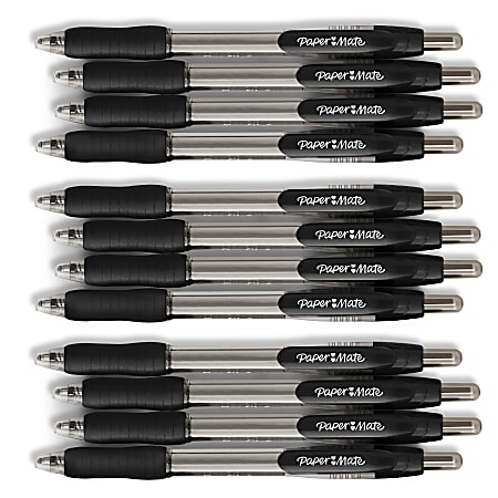 Paper Mate Profile Retractable Ballpoint Pens Bold Point 1.4 mm ...