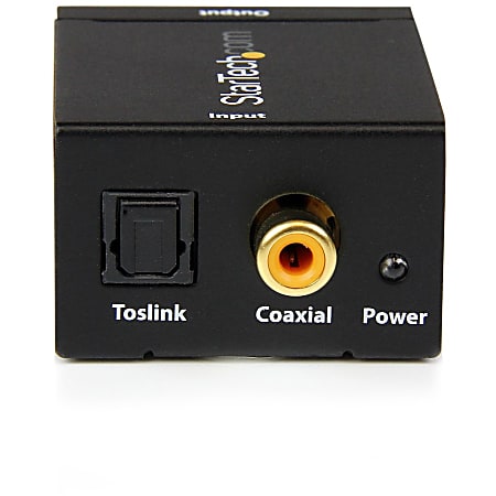 StarTech.com SPDIF Digital Coaxial or Toslink Optical to Stereo RCA ...