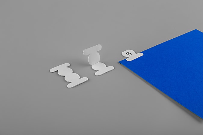 Avery Gummed Index Tabs Round White Paper Box Of 50 - Office Depot