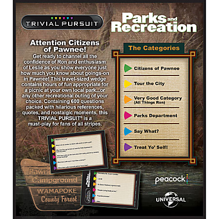 USAopoly TRIVIAL PURSUIT Parks and Recreation Board Game - Office Depot