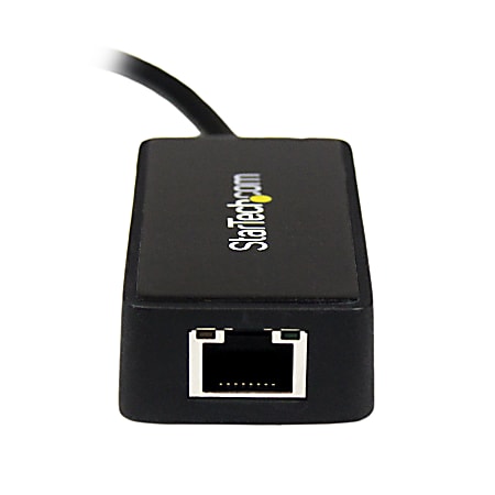 StarTech.com USB 3.0 To Gigabit Ethernet Adapter NIC With USB Port ...
