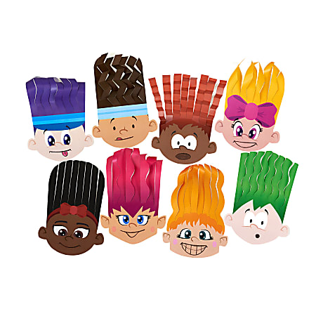 Roylco Scissor Skills Hair Cut Paper 32 Per Pack Set Of 3 Packs ...