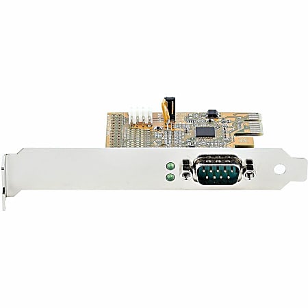 StarTech.com 1 Port PCI Express Serial Card PCIe to RS232 DB9 Serial Interface Card 16C1050 UART ...